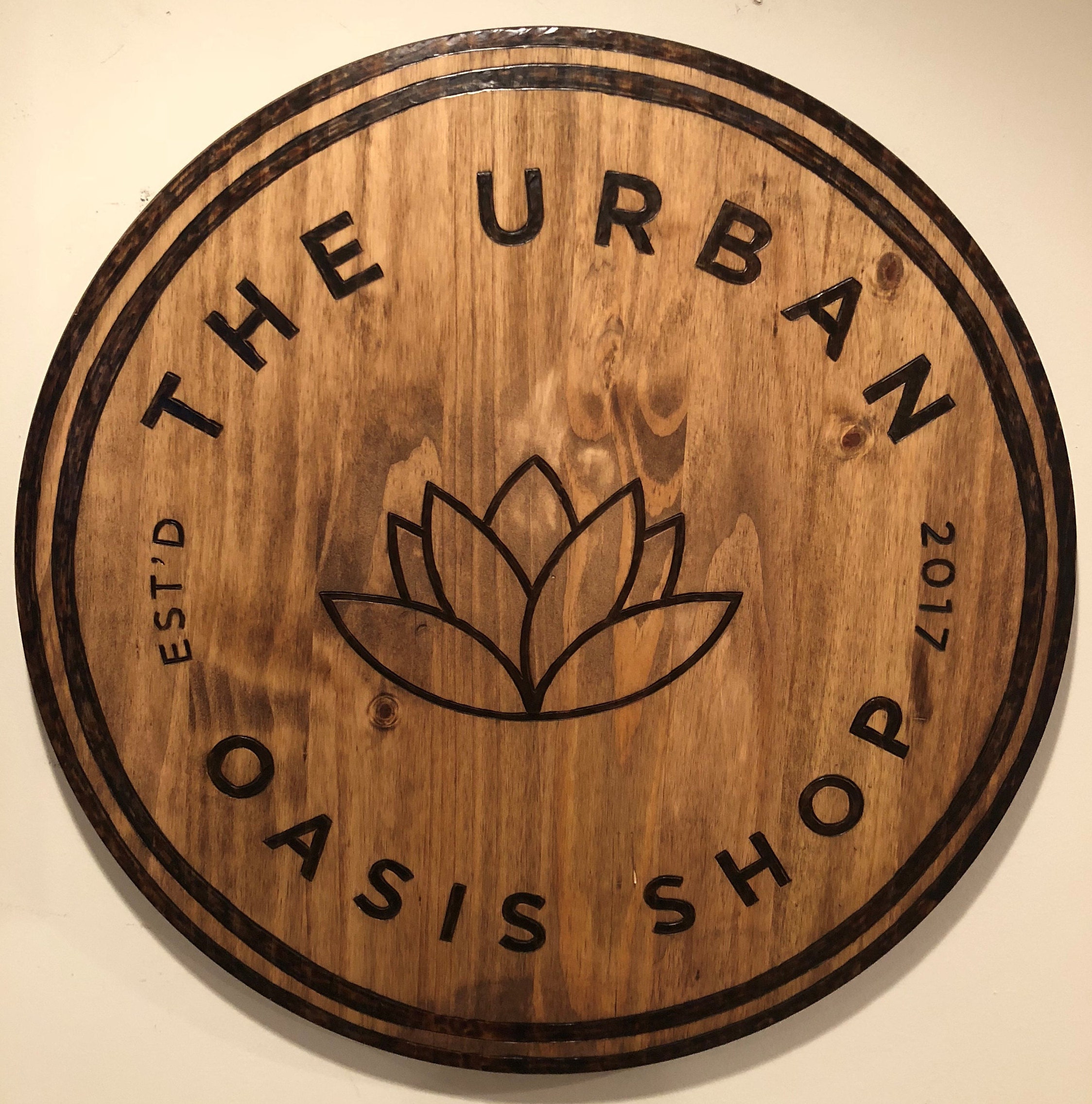 Home & Living Hand made wooden sign with burned in detail Wall Hangings ...