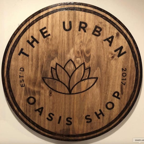 Large Wood Sign Logo - Etsy