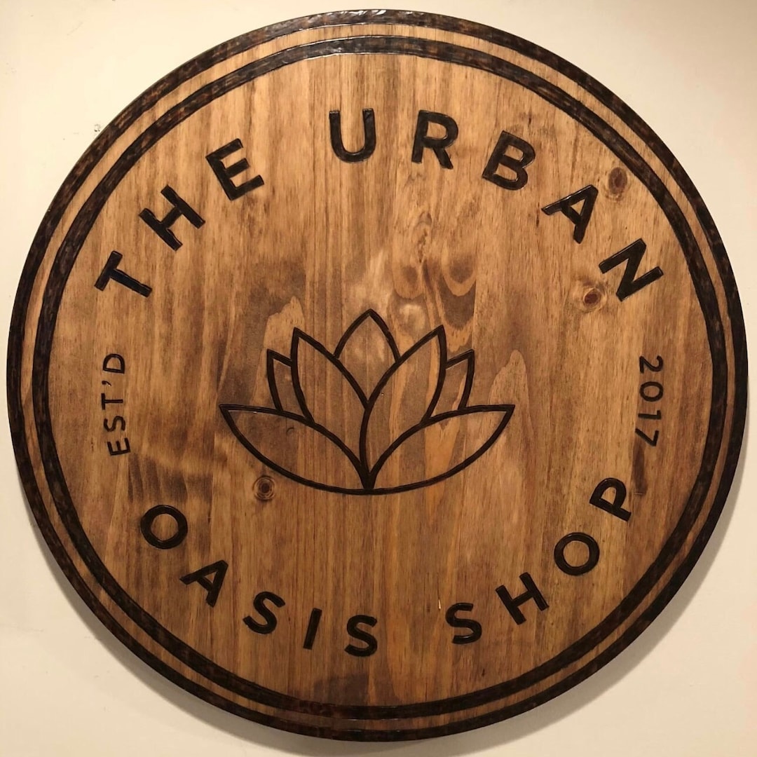 Personalized Outdoor Signs | Any Logo or Design | Custom Burned Wood ...