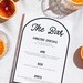 Customizable Bar Menu Template for Weddings and Events - Etsy