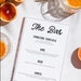 Customizable Bar Menu Template for Weddings and Events - Etsy