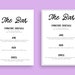 Customizable Bar Menu Template for Weddings and Events - Etsy
