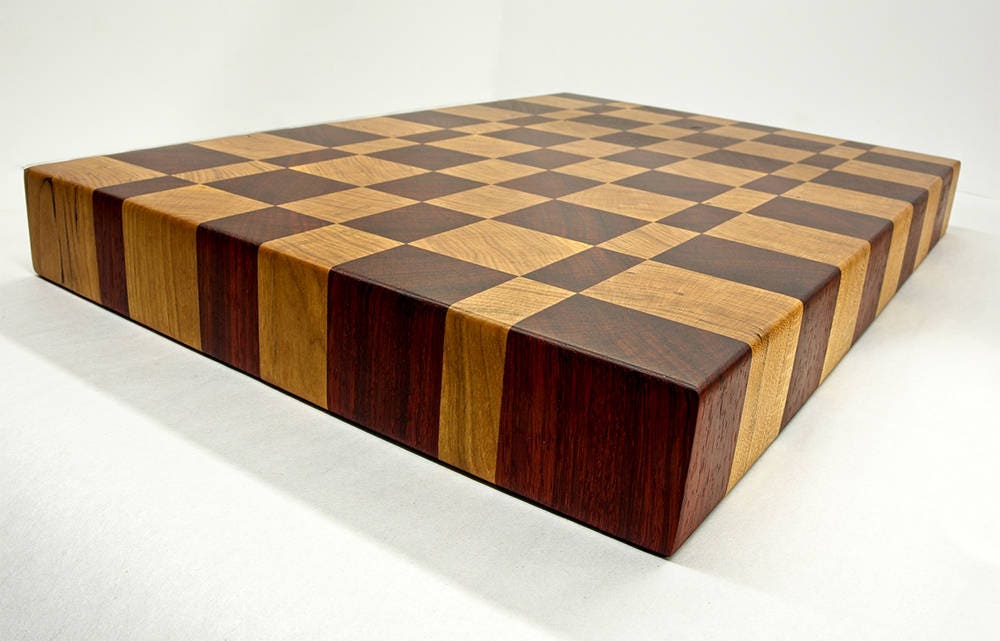 Handmade Checkered Cutting Board/Charcuterie Board Home & Living ...