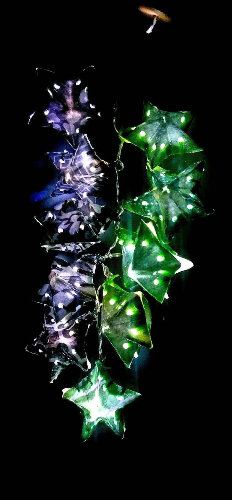 Paper Star Lantern String Lights; Bohemian Decor; Hipster Hippie Boho ...