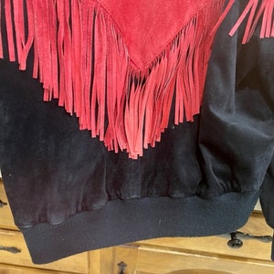 Hysteric-et-vous VINTAGE 80'S France Suede Leather Western Fringe ...
