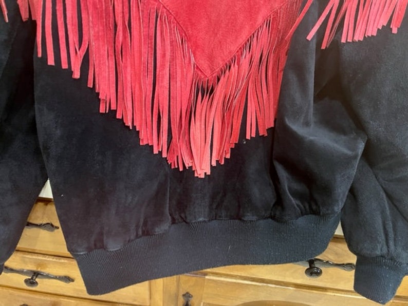 Hysteric-et-vous VINTAGE 80'S France Suede Leather Western Fringe ...