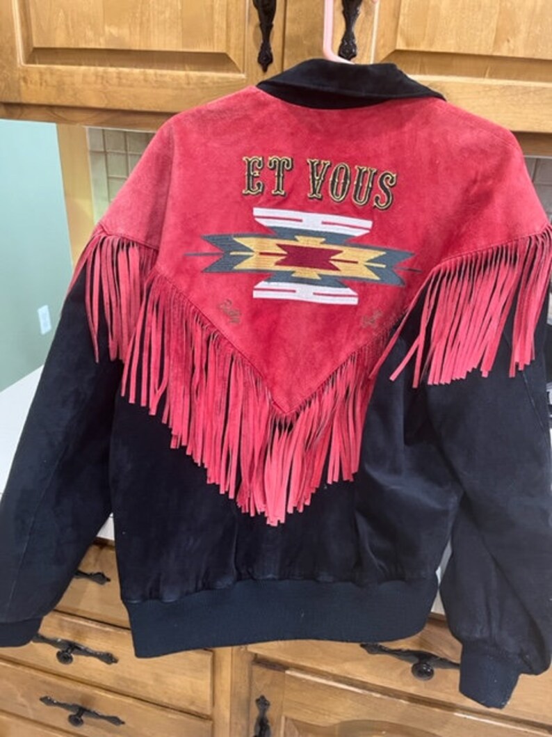 Hysteric-et-vous VINTAGE 80'S France Suede Leather Western Fringe ...