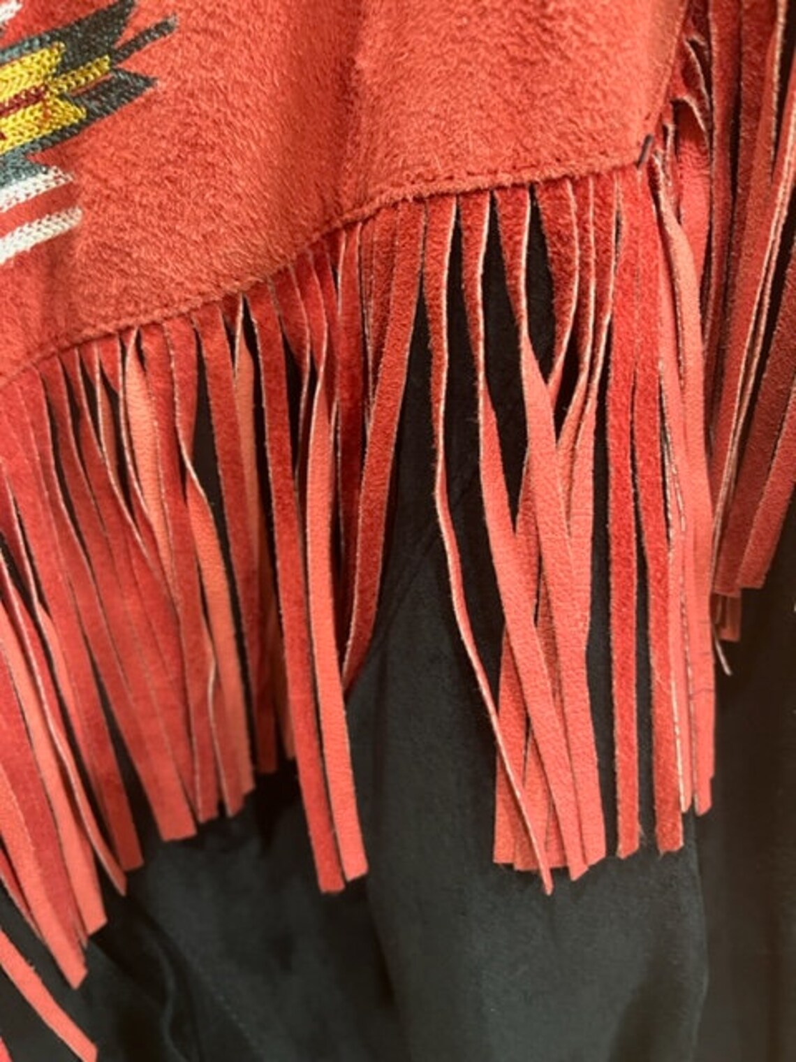 Hysteric-et-vous VINTAGE 80'S France Suede Leather Western Fringe ...