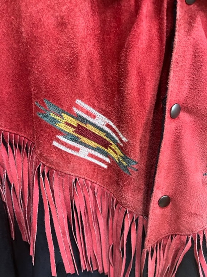 Hysteric-et-vous VINTAGE 80'S France Suede Leather Western Fringe ...