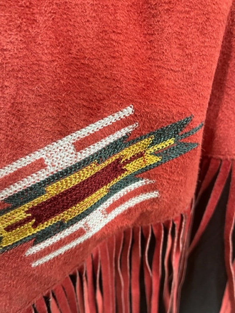 Hysteric-et-vous VINTAGE 80'S France Suede Leather Western Fringe ...