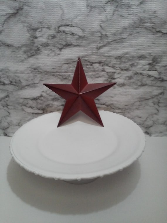 Burgundy Barn Star Barn Star Wall Decor Wreath Attachment | Etsy