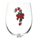 The Queens Jewels Candy Cane Limited Edition Jeweled Wine Glass Unique ...