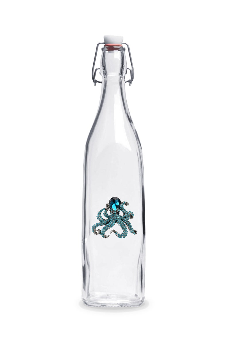 The Queens Jewels Octopus Jeweled Wine Glass Unique T Etsy