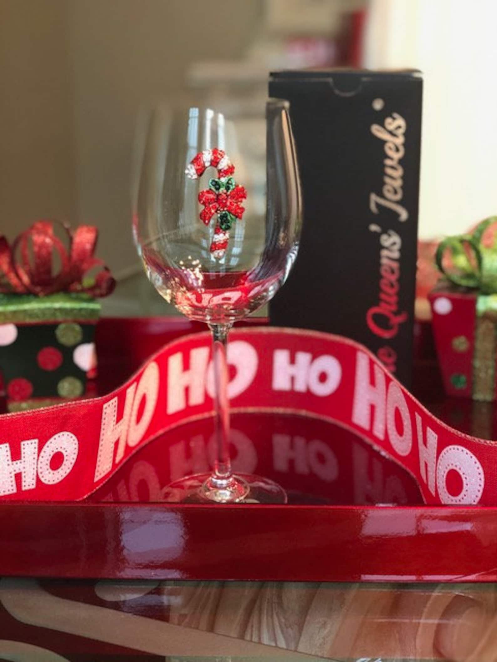 The Queens Jewels Candy Cane Limited Edition Jeweled Wine - Etsy