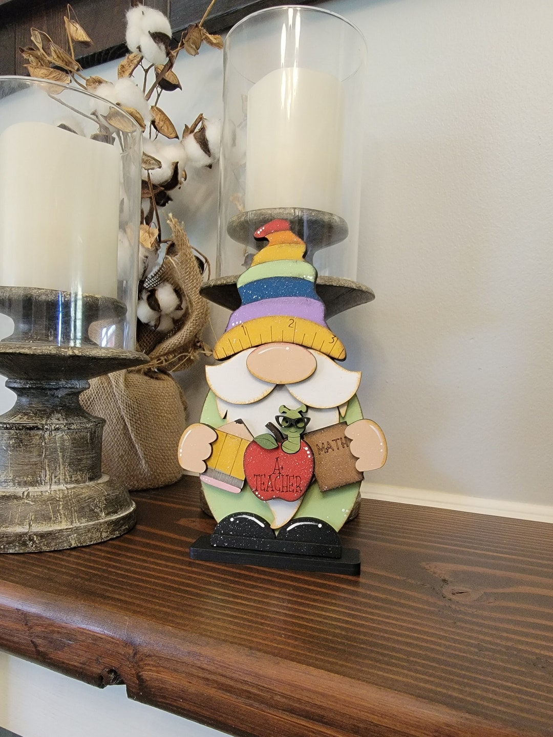 Teacher Gnome Shelf Sitter, Teacher Appreciation Gift, Classroom Decor ...