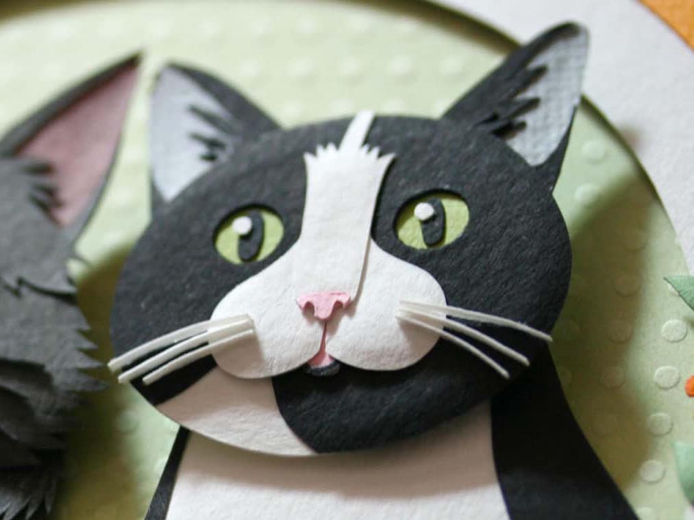 Paper Cut Custom Pet Portrait. Paper Art. Cat Portrait. | Etsy