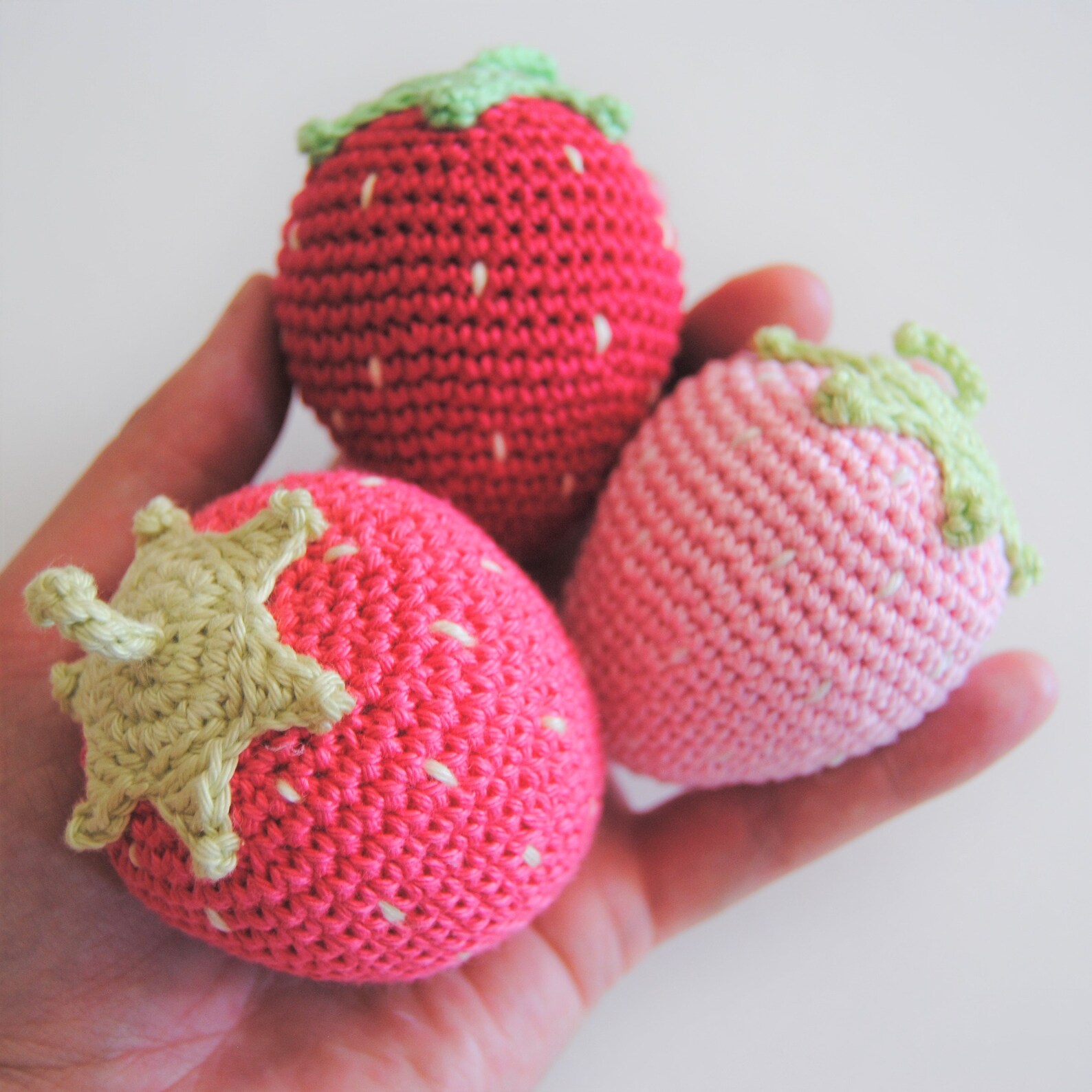 Crochet Strawberry Pattern / Amigurumi Strawberry Pattern / - Etsy New ...