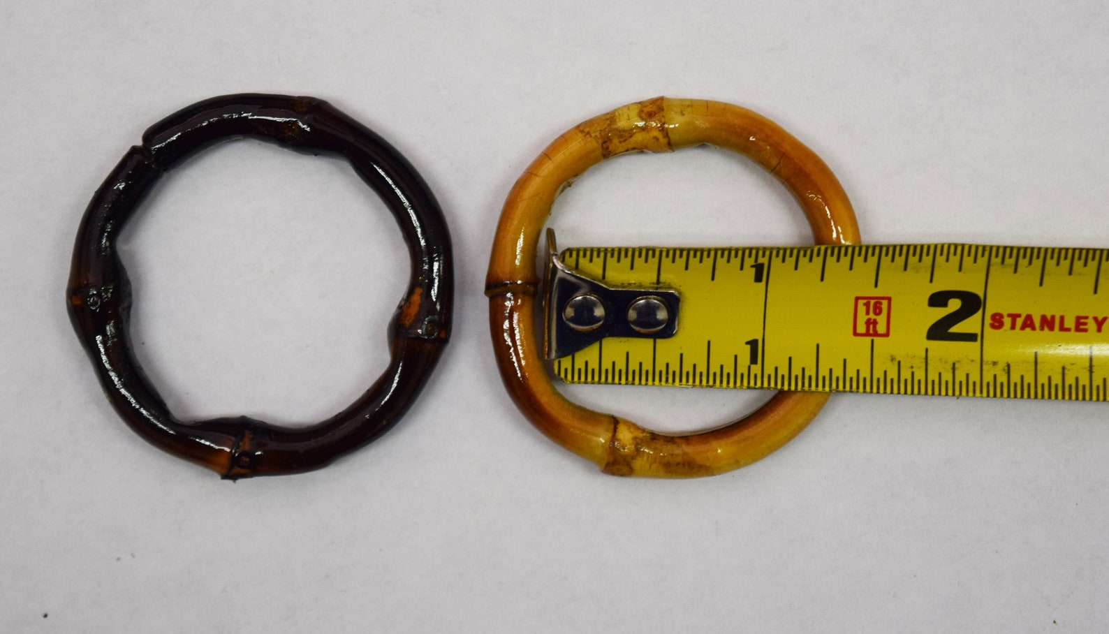 Bamboo hoop rings for craft making set of 12 | Etsy