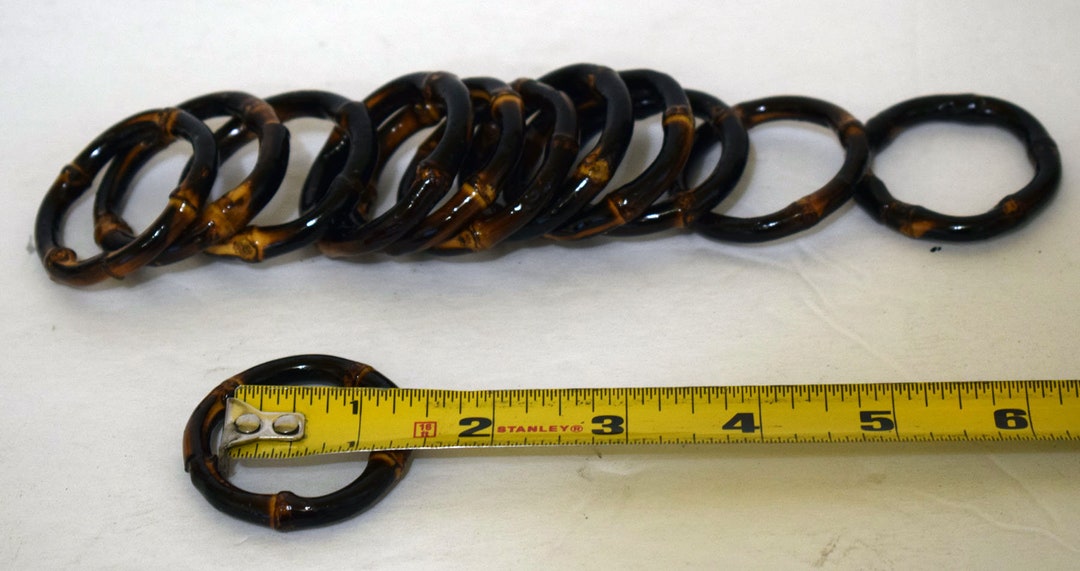 Bamboo Hoop Rings for Craft Making Set of 12 - Etsy