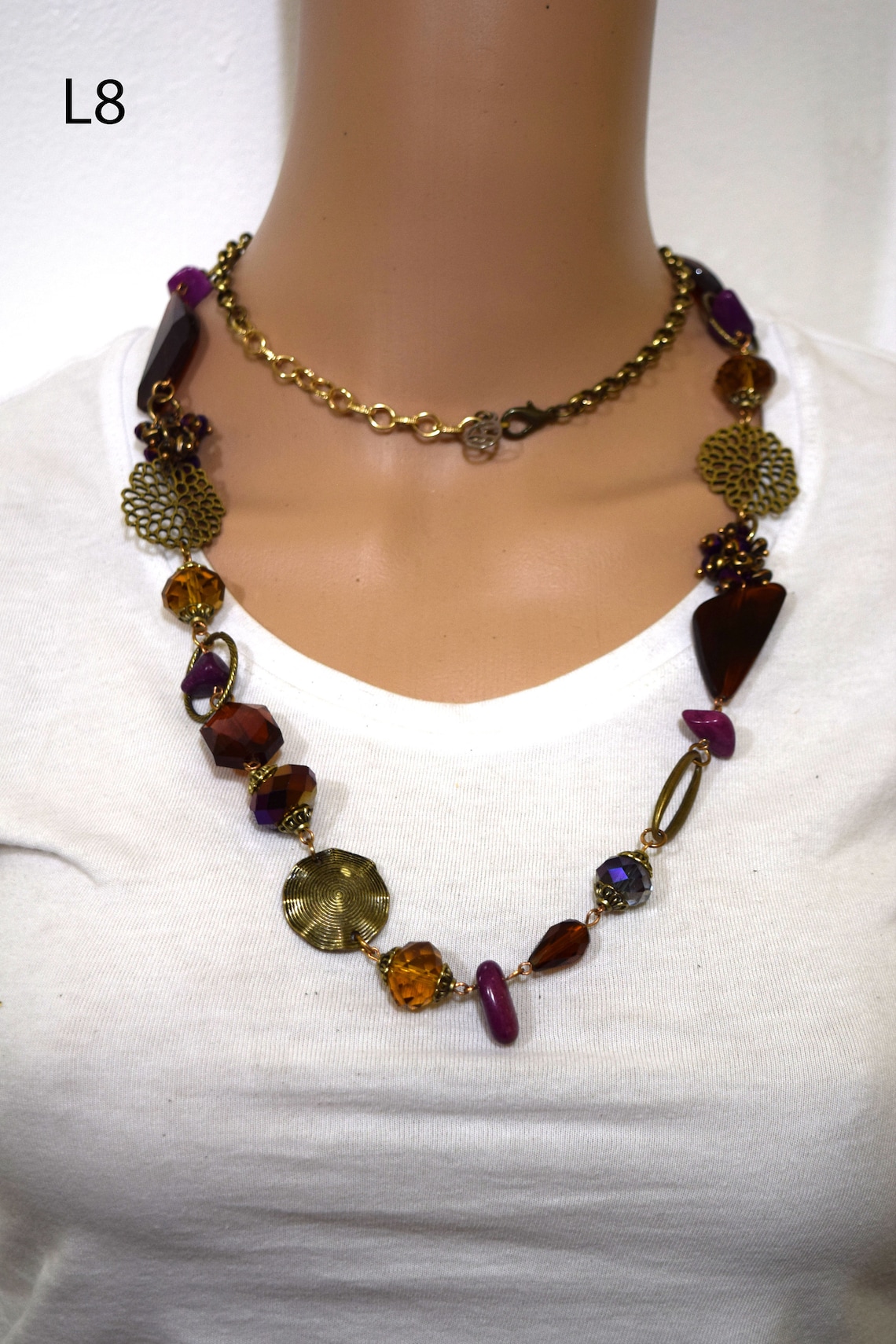 Colliers de mode pour dames fabriqués avec un style opéra | Etsy