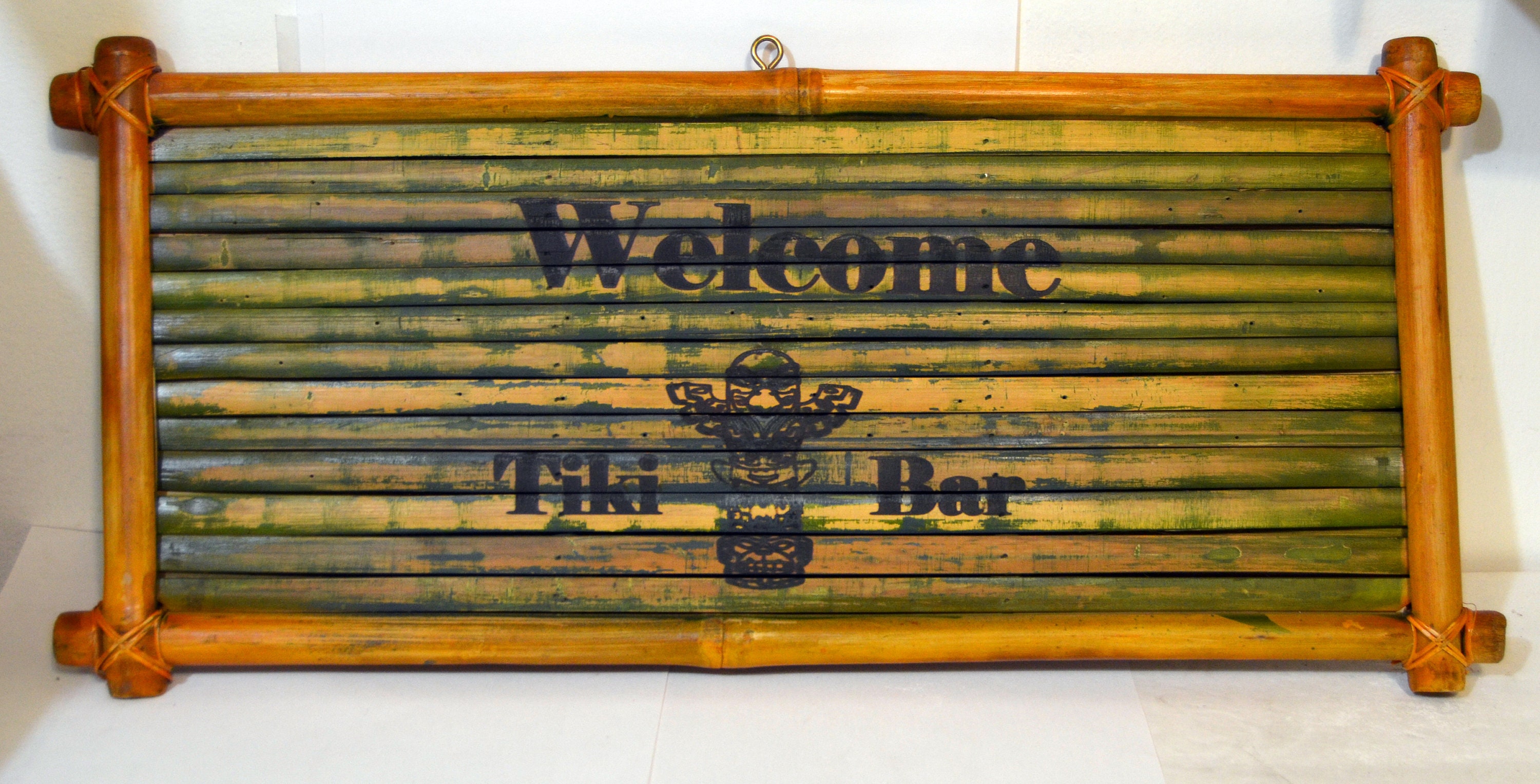 Bamboo Tiki Bar Wall Sign - Etsy