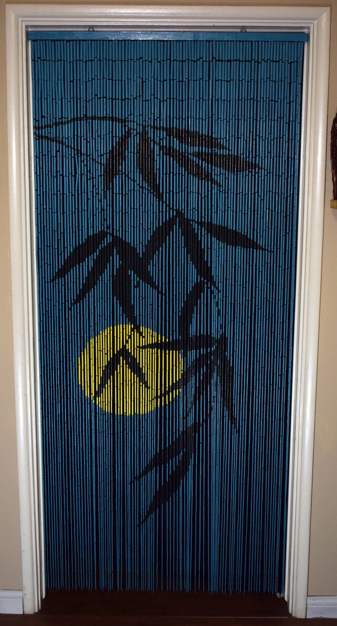 Blue, Blue Burning Bright Curtain - Etsy