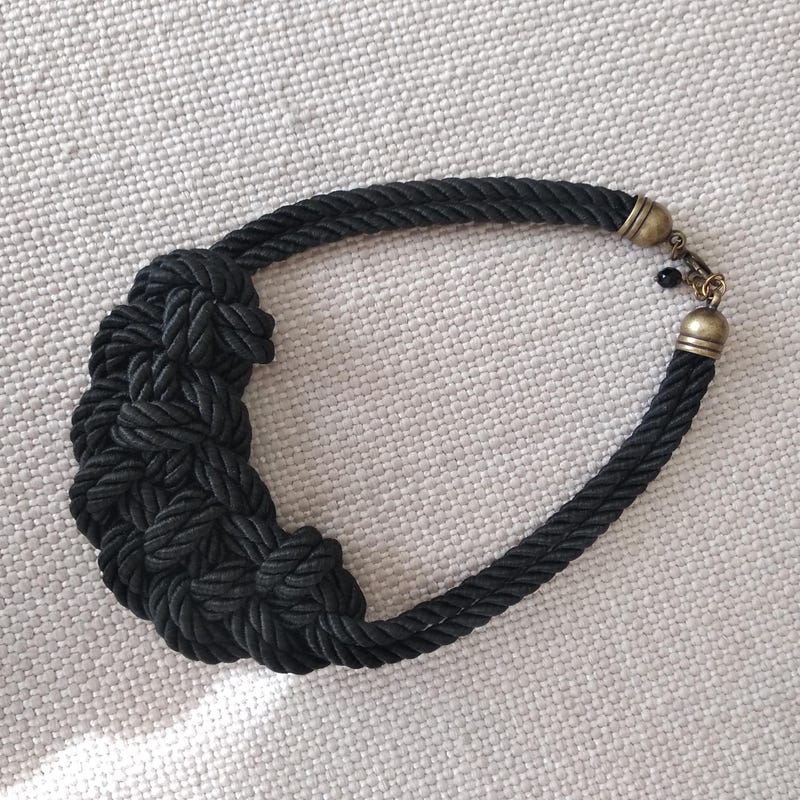 Knot Rope Necklace - Etsy
