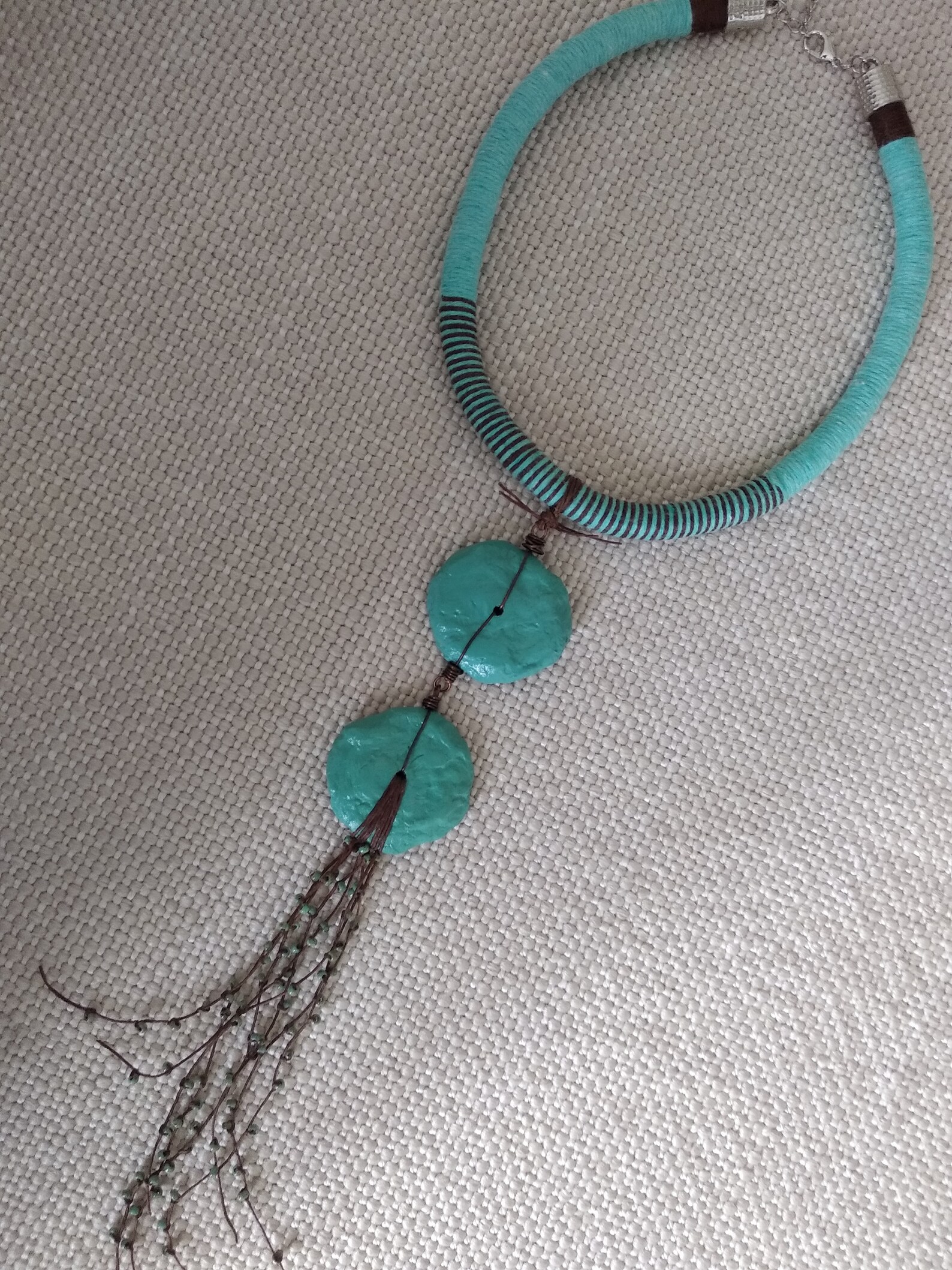 Paper Mache Fiber Wrap African Statement Ethnic Modern Tribal - Etsy