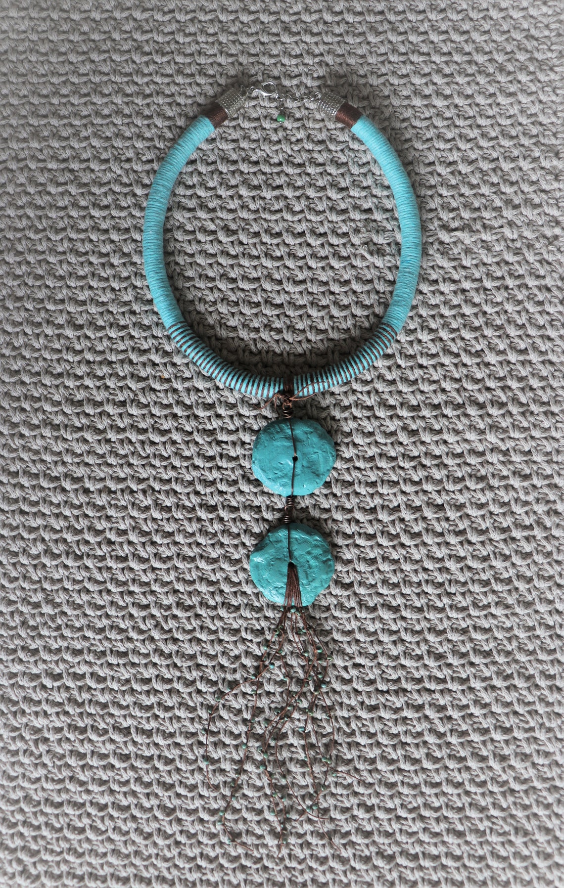 Paper Mache Fiber Wrap African Statement Ethnic Modern Tribal - Etsy