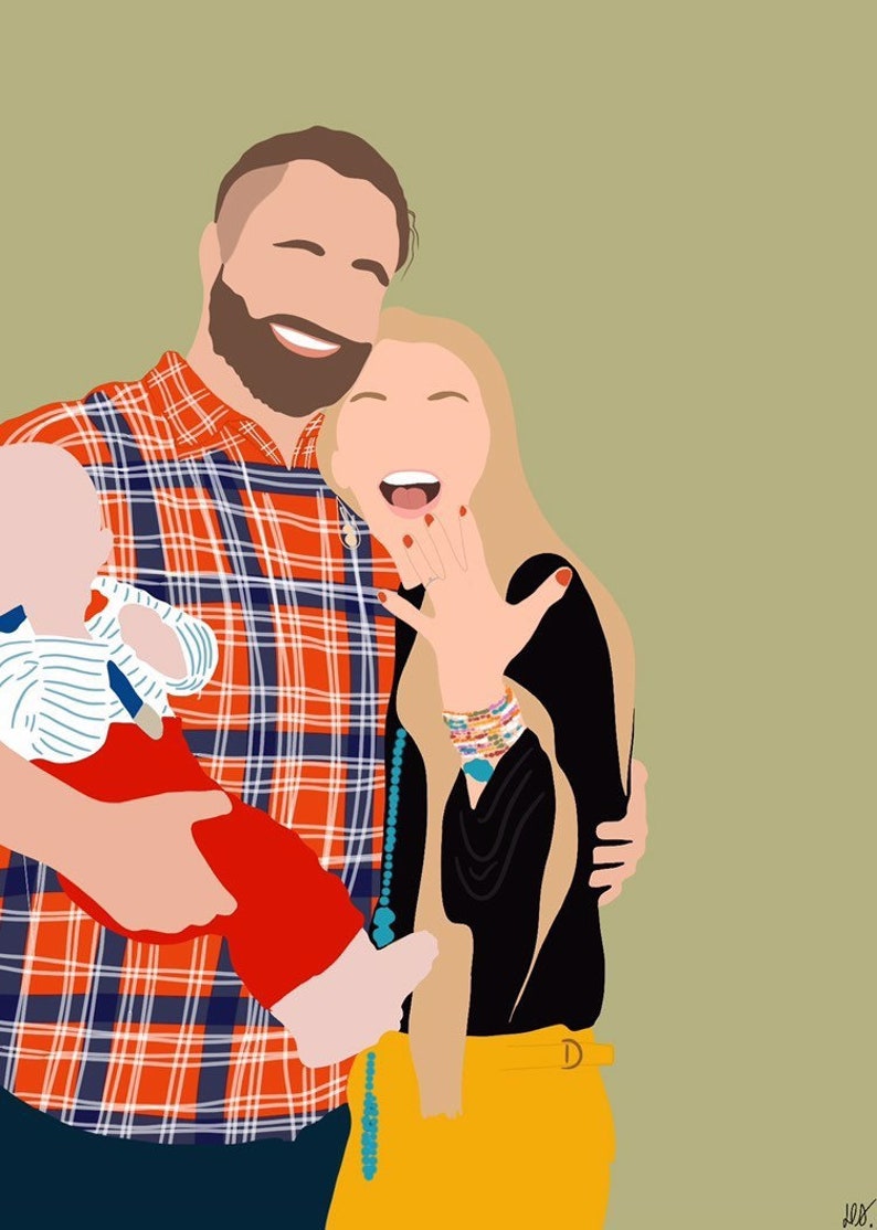 Custom Digital Portrait Faceless | Etsy Custom Digital Portrait Faceless | Etsy