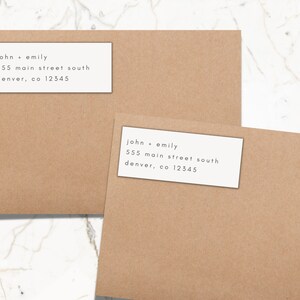 Template Custom Return Address Labels Minimalist, Printable Labels - Etsy