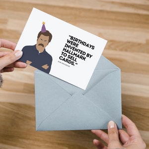 Funny Birthday Card | Birthdays Were Invented by Hallmark to Sell Cards ...