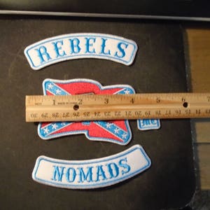 Reduced-4 Piece Rebel Nomads MC Patch - Etsy