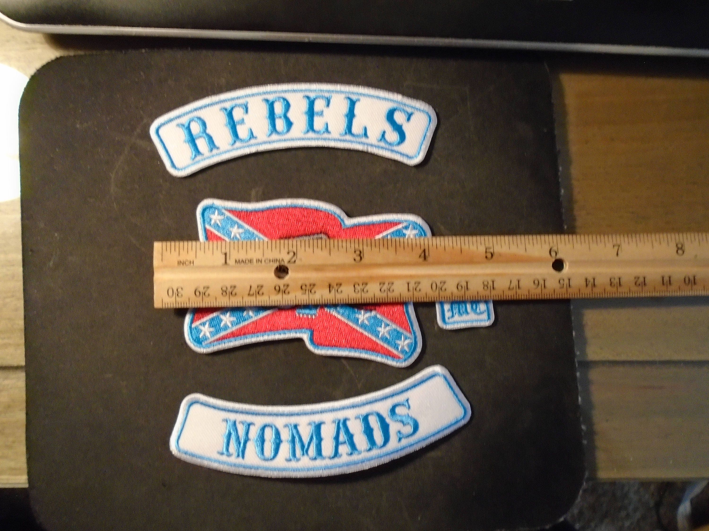 Reduced-4 Piece Rebel Nomads MC Patch - Etsy