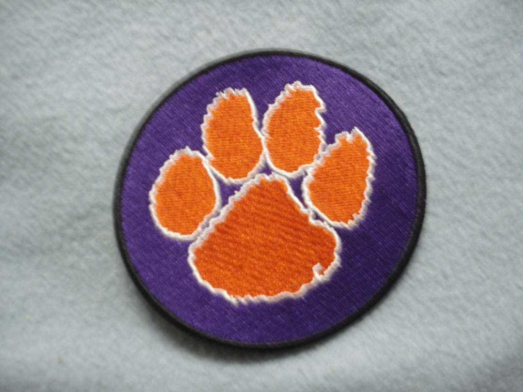 Clemson Tiger Paw Patch - Etsy