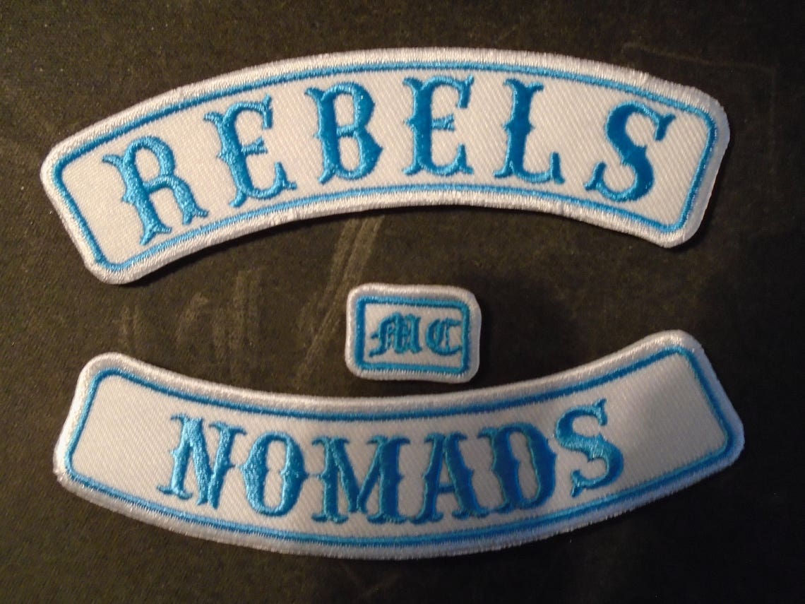 Reduced-4 Piece Rebel Nomads MC Patch - Etsy