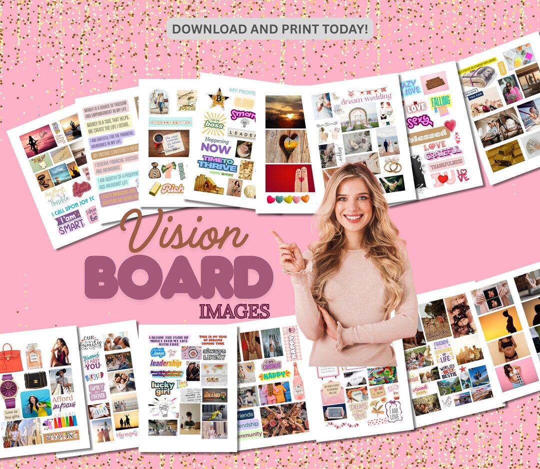 Ultimate Vision Board Kit for Women - Manifest Your Dreams - Inspiring ...