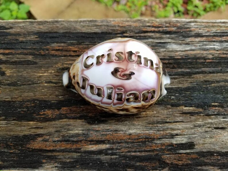 Personalized Two Line Engraved Seashell Guaranteed to Put Smiles on ...