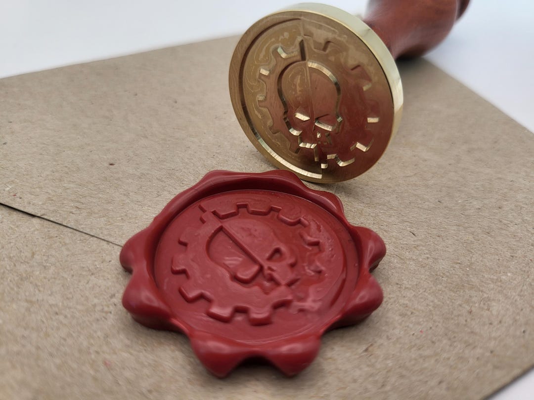 Warhammer 40k - Brass Sealing Stamp – Adeptus Mechanicus - Etsy