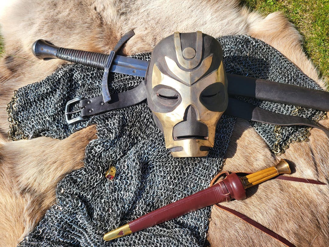 Dragon Priest Mask - Krosis - Solid Metal - Lifesize Replica - the ...