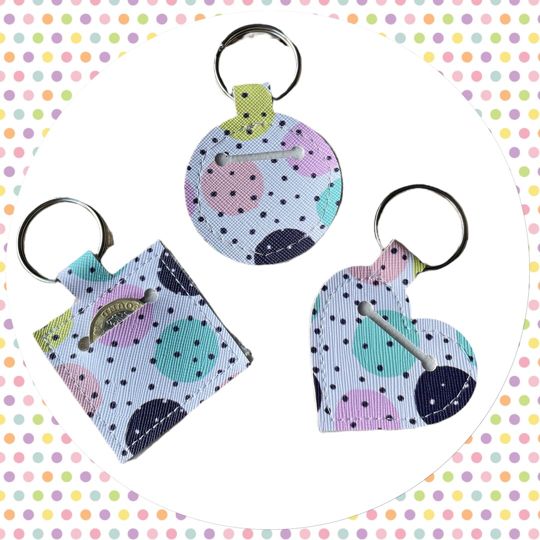 Faux Leather Coin Holder Key Ring: Trolley, Locker Token Pouch - Etsy