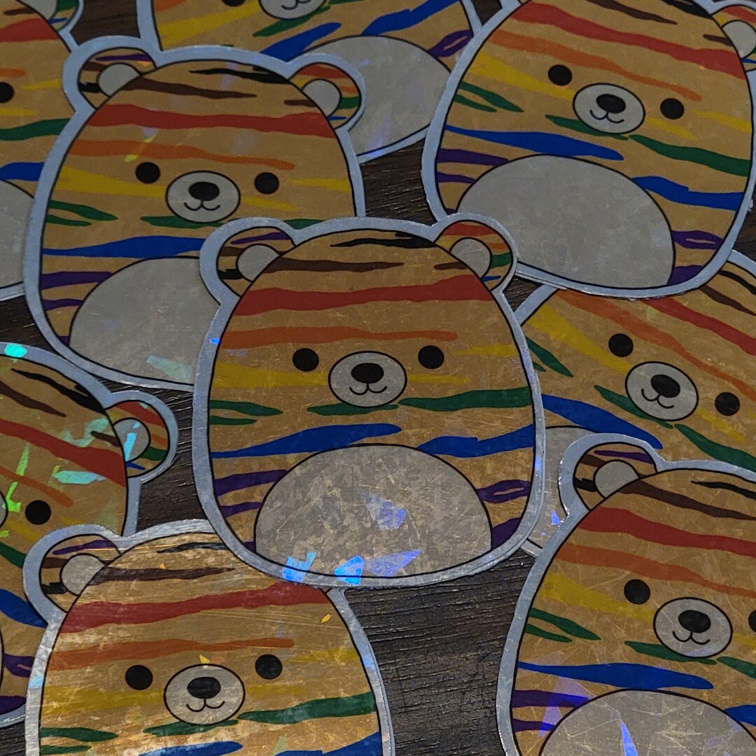 Tina Squishmallow Rainbow Sticker - Etsy