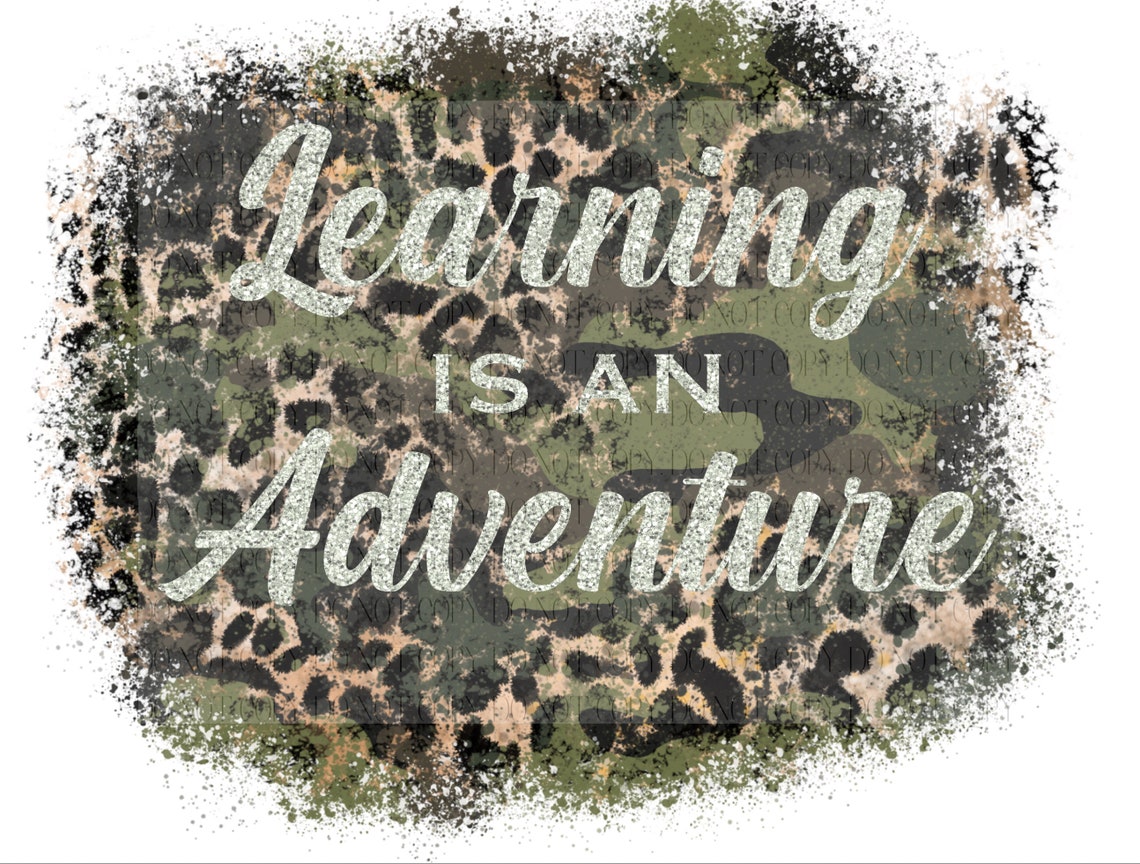 Learning is an Adventure PNG - Etsy