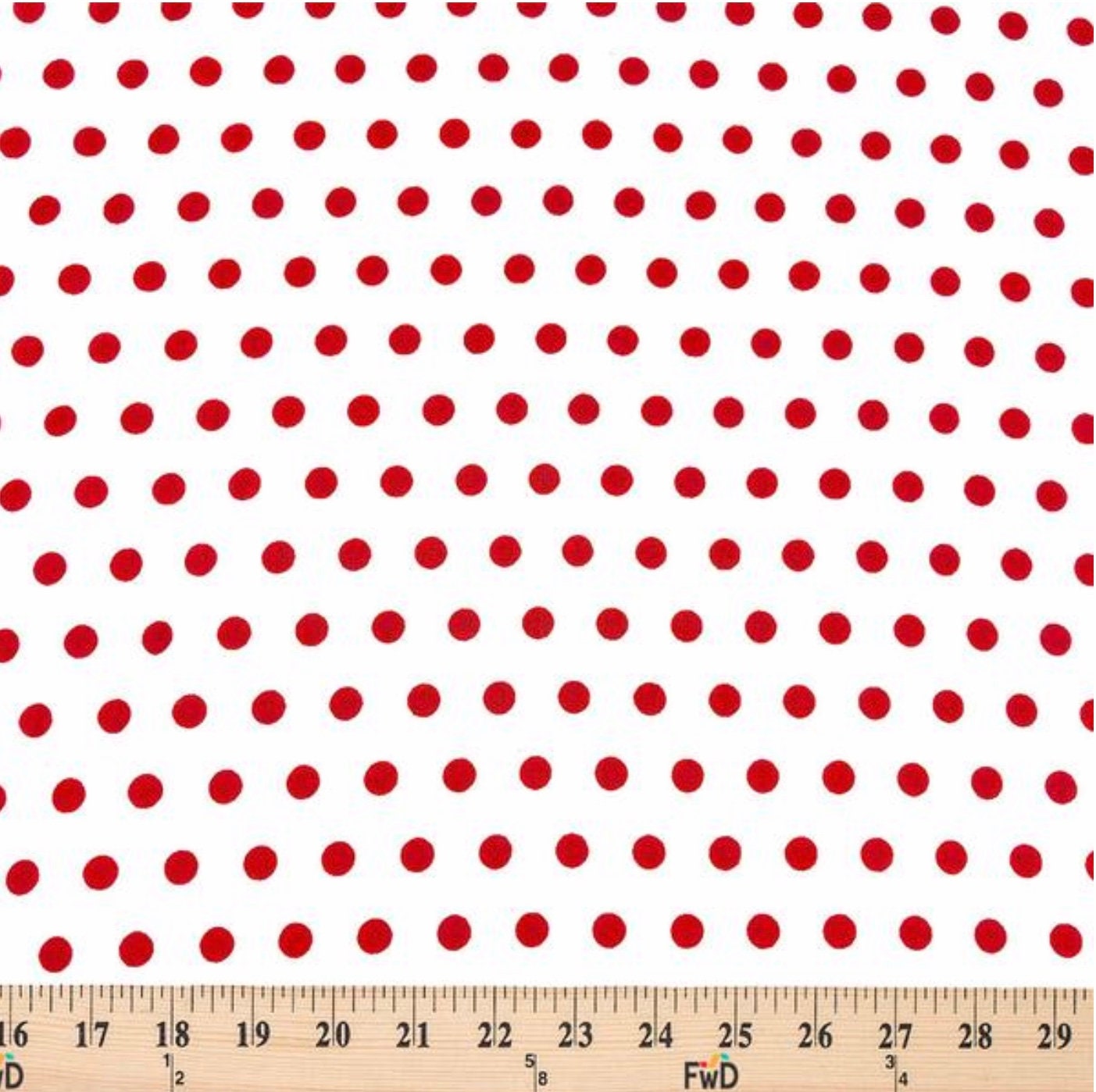 Small Polka Dot Poly Cotton Fabric by the Yard 58/60 All - Etsy UK