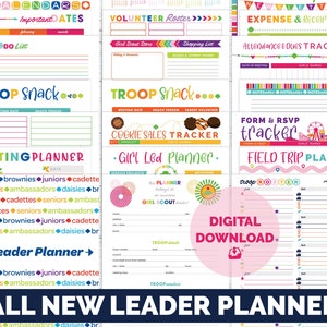 Volunteer Roster List Sign-up Sheet Leader Planning Troop Printable ...