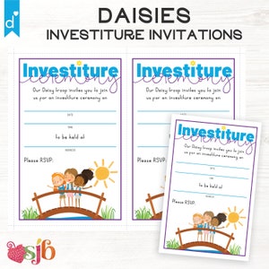 Investiture Ceremony Girl Scouts Invitations - Etsy