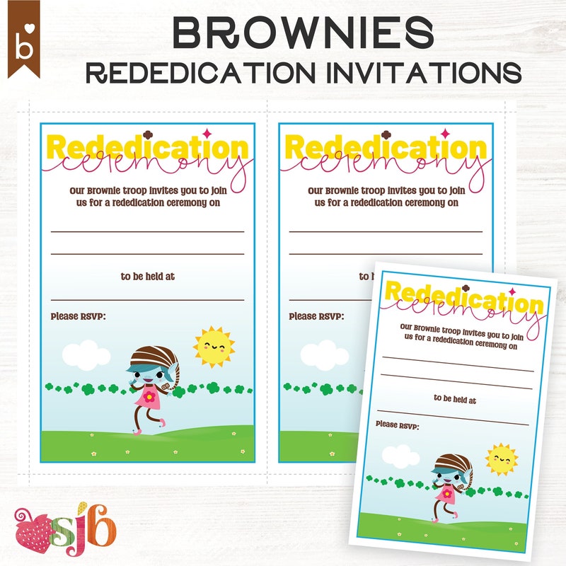 Investiture Ceremony Girl Scouts Invitations - Etsy