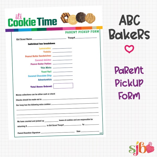 2023 Girl Scout Cookie Order Form - Etsy