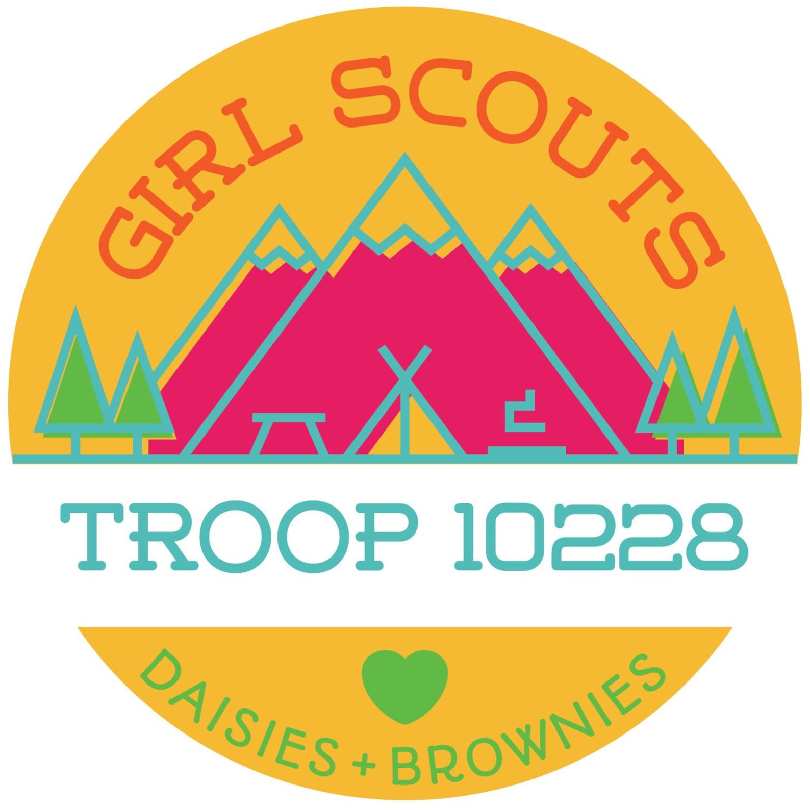 Facebook Profile Image Troop Logo *personalized* Graphic #3 Girl Scouts ...