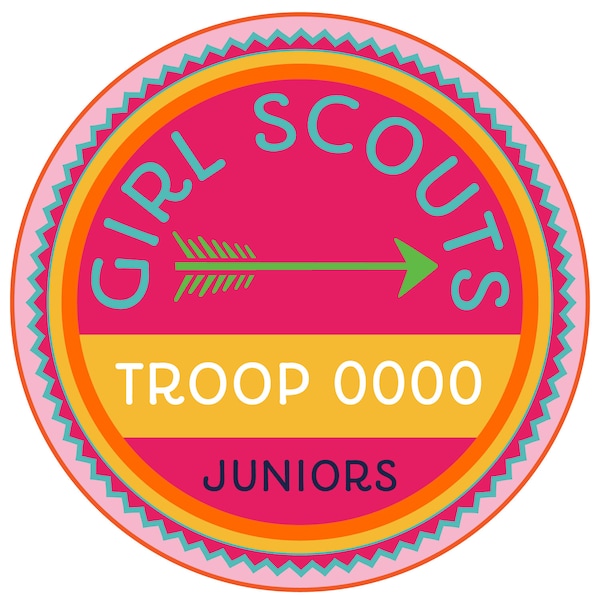 Custom Logo Girl Scout Logo - Etsy